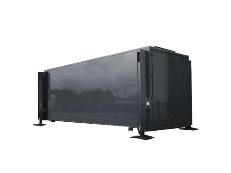 LED Container 31m² - 7,36m x 4,16m LED Screen mieten - Logando
